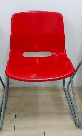 IKEA SNILLE Chair Red Colour, Furniture & Home Living, Furniture ...