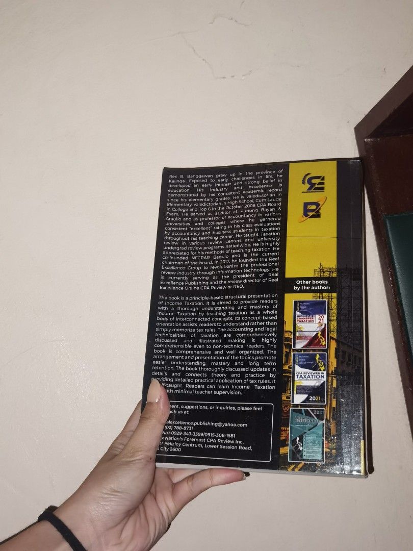 INCOME TAXATION by Rex Banggawan 2021 Edition, Hobbies & Toys, Books ...