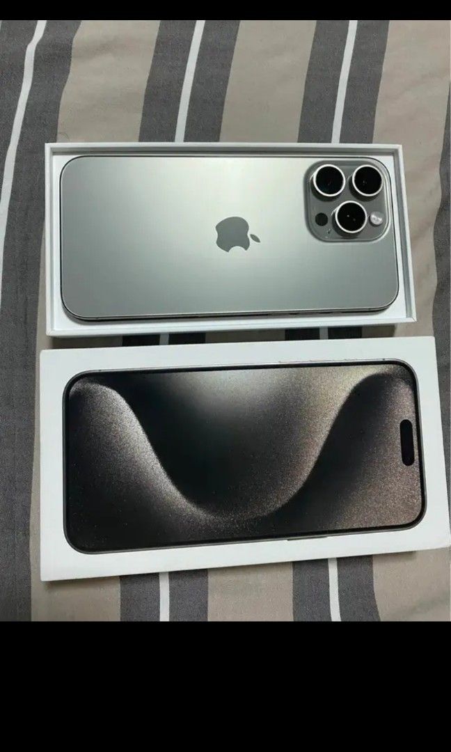 iPhone 15 Pro Max Natural Titanium 512GB, Mobile Phones & Gadgets ...