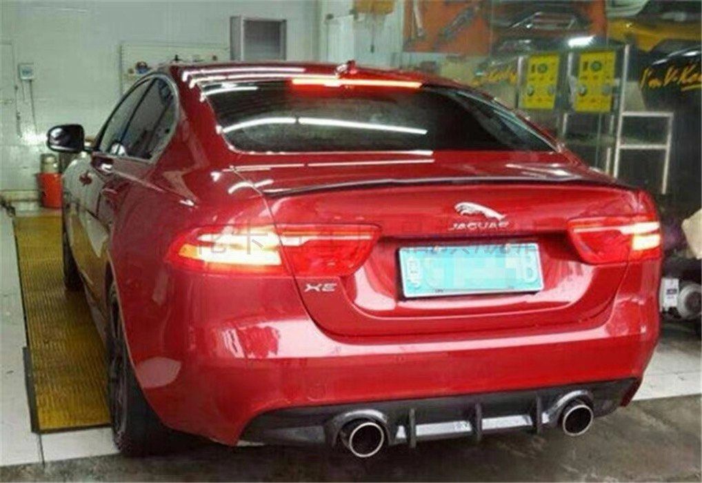 Jaguar XE XF Real Carbon Fibre Spolier Rear Diffuser Front Lip, Car ...