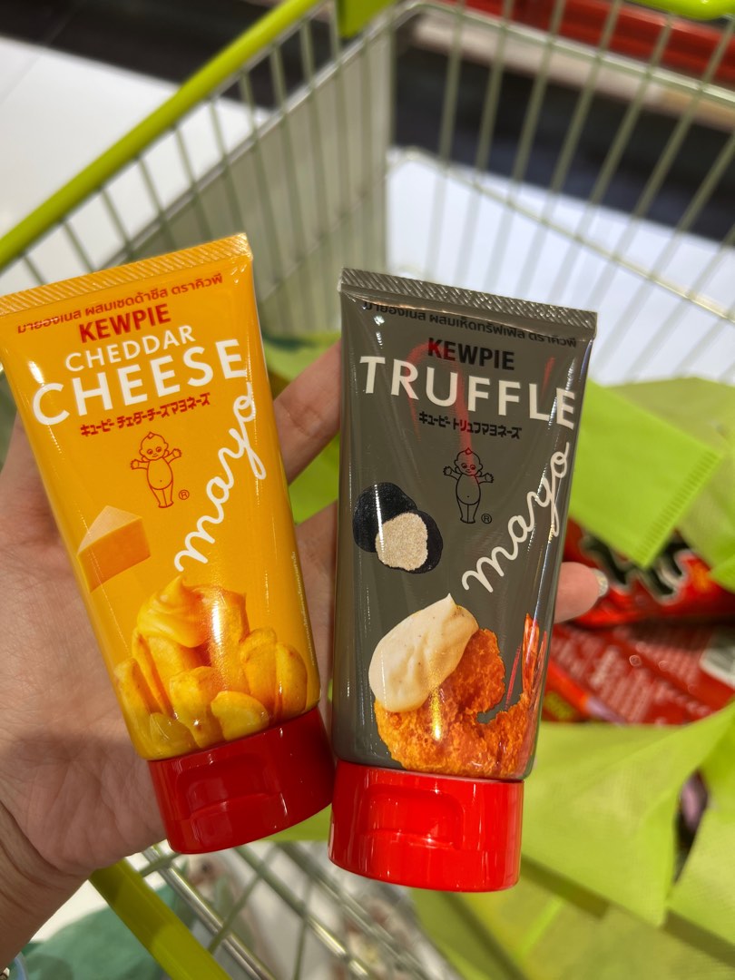 Kewpie truffle mayo / cheddar cheese mayo 90ml, Food & Drinks, Spice & Seasoning on Carousell