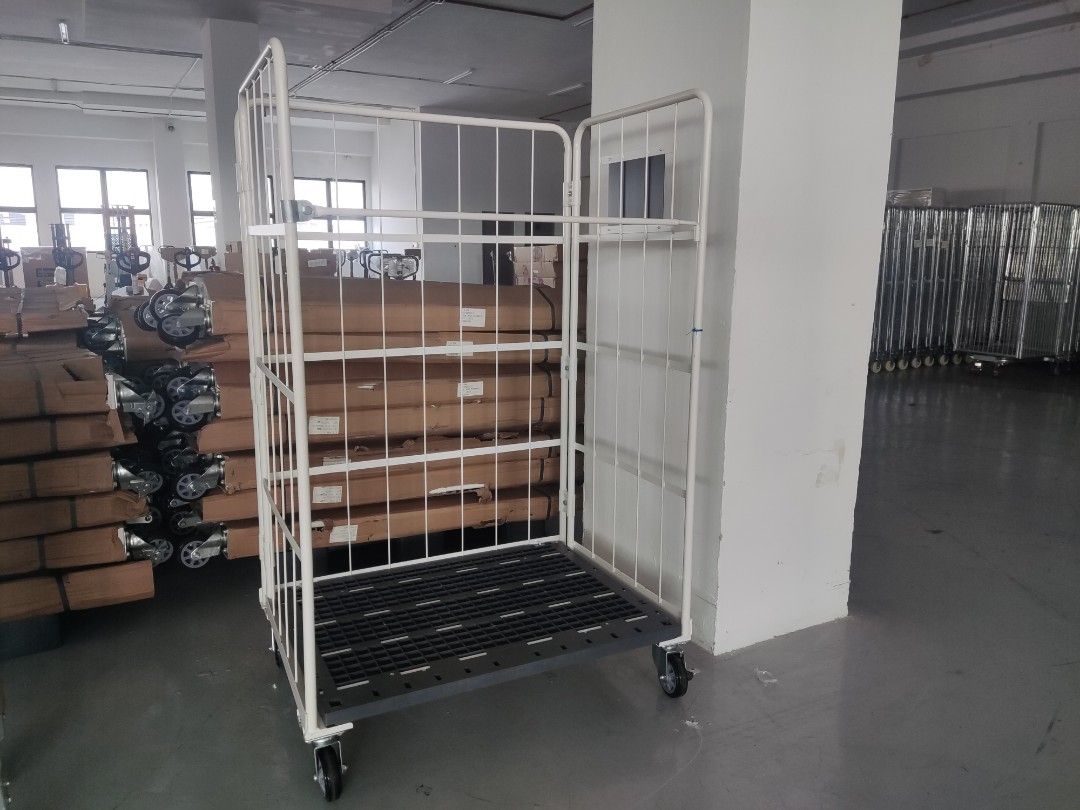 Stocky Work tainer roll cage trolley 500kg, Furniture & Home Living ...