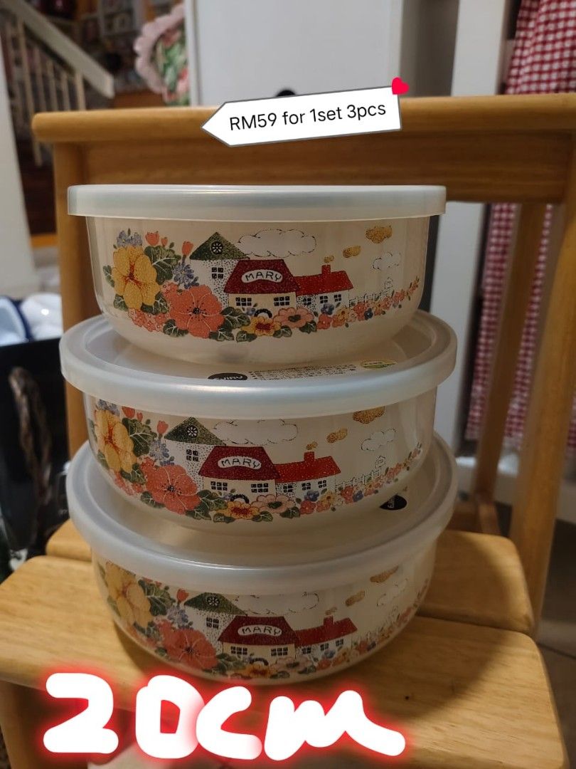 Made in Japan Metal Food Storage Container, Furniture & Home Living ...