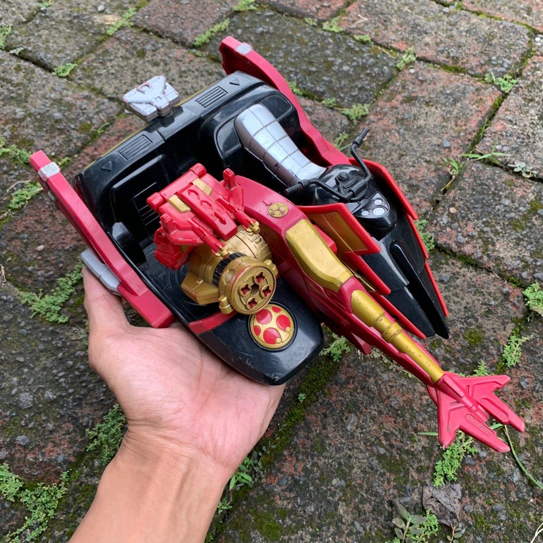 Mainan Power Rangers Ninja Storm Battle Bike Crimson Red Ranger ...
