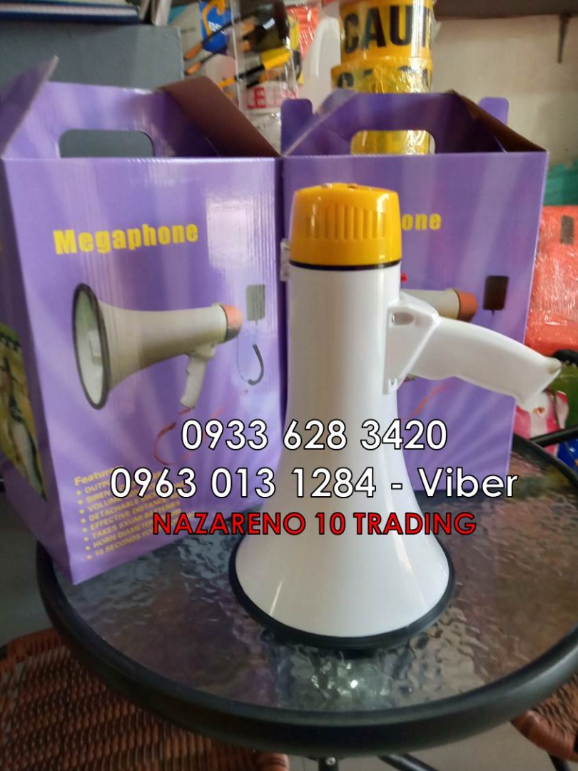 Megaphone 30 watts Portable Megaphone 50w Rechargeable, Commercial ...