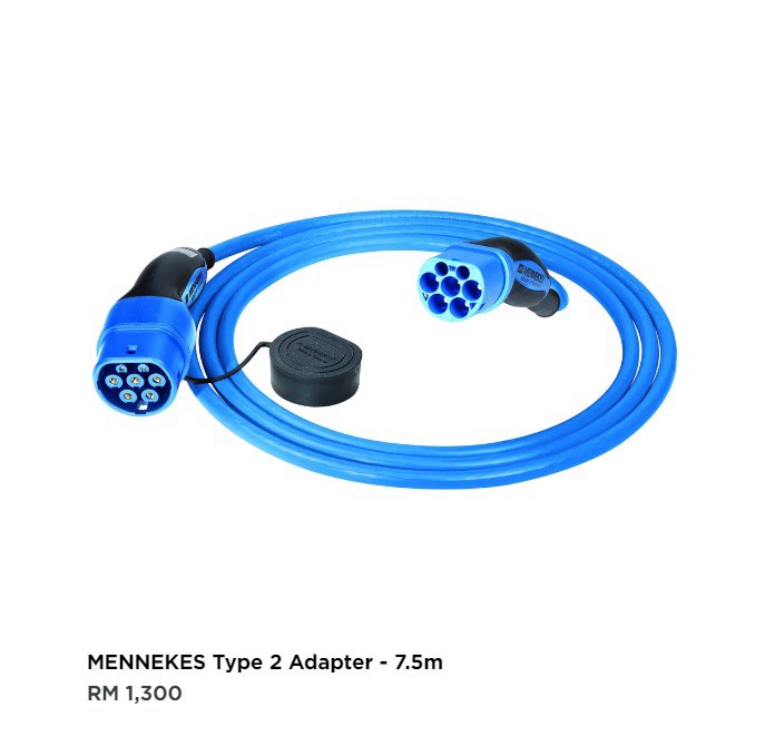 Mennekes EV car type 2 cable C2 adapter, Auto Accessories on Carousell