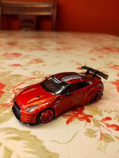 Mini GT #39 LBWK Nissan Skyline GTR R35 Magic Purple, Hobbies & Toys ...