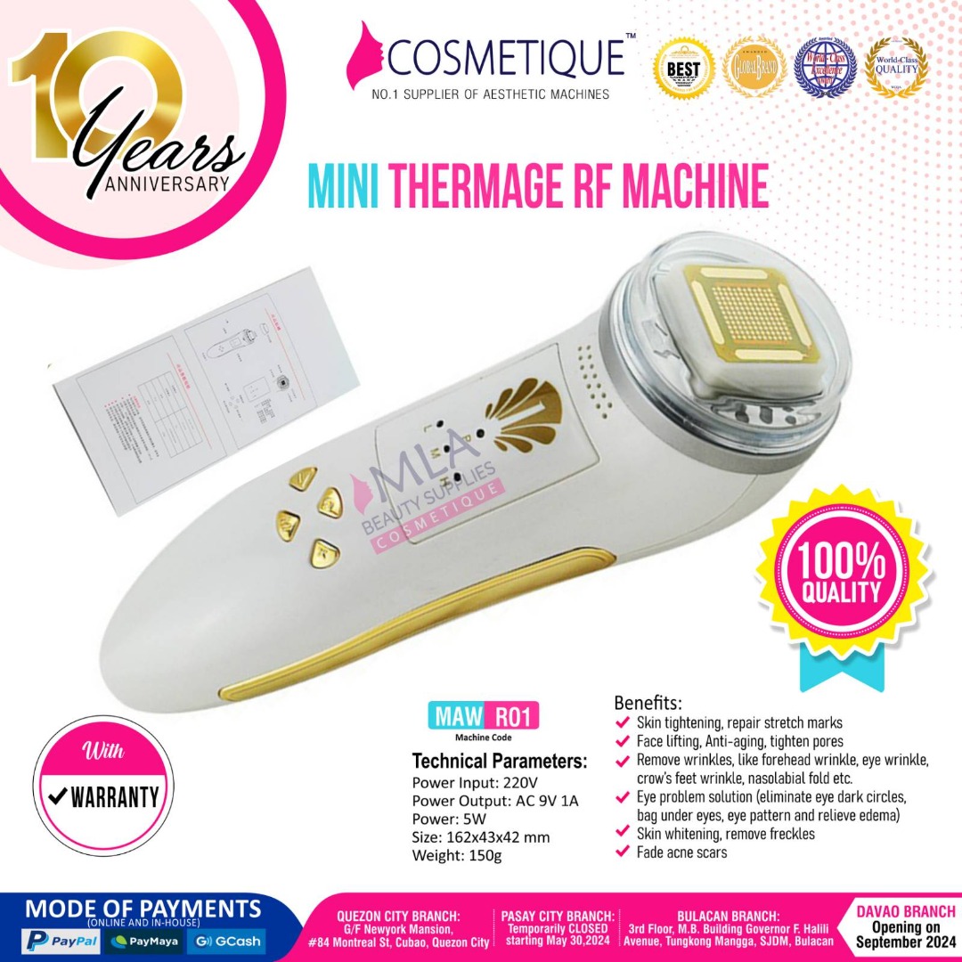 Mini Thermage RF Machine, Beauty & Personal Care, Face, Face Care on ...