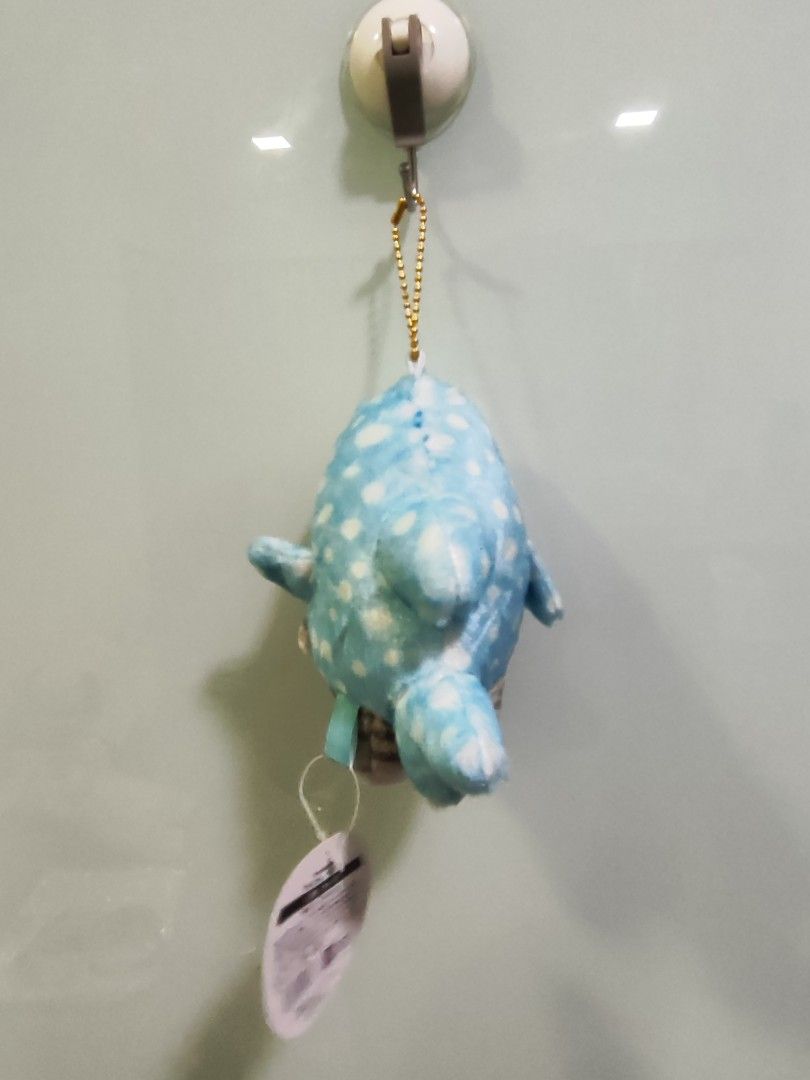 Mofusand cat Shark keychain plushies Dark blue shark/ Light blue shark ...