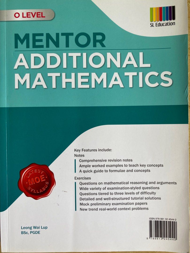 additional mathematics o level