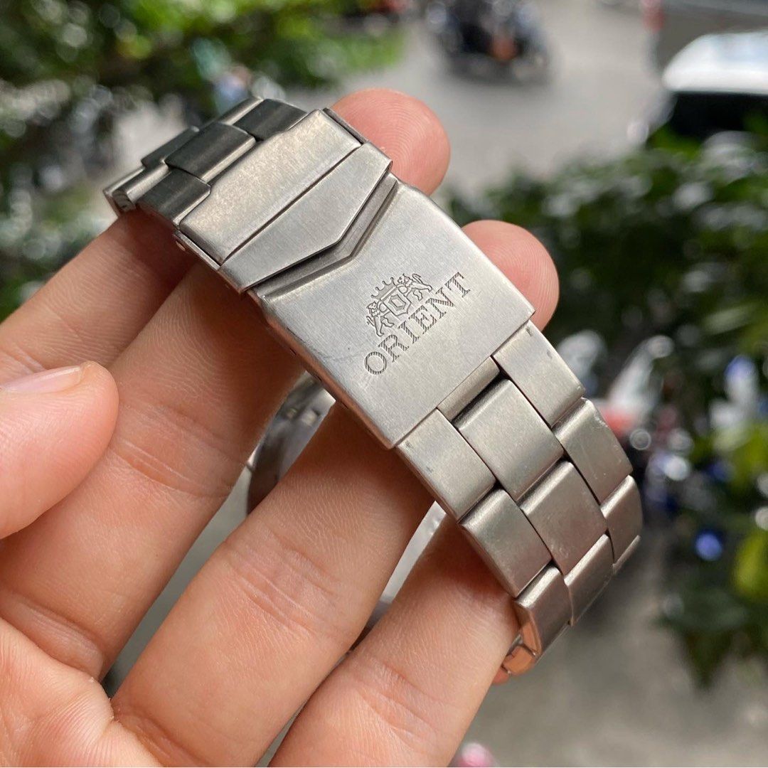 Orient Titanium EM58-CO CA Automatic 44mm, Fesyen Pria, Jam Tangan di ...