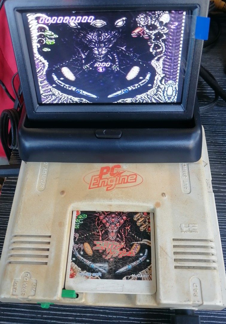 Pc engine game Alien Crush (original), Video Gaming, Video Games, Others on Carousell