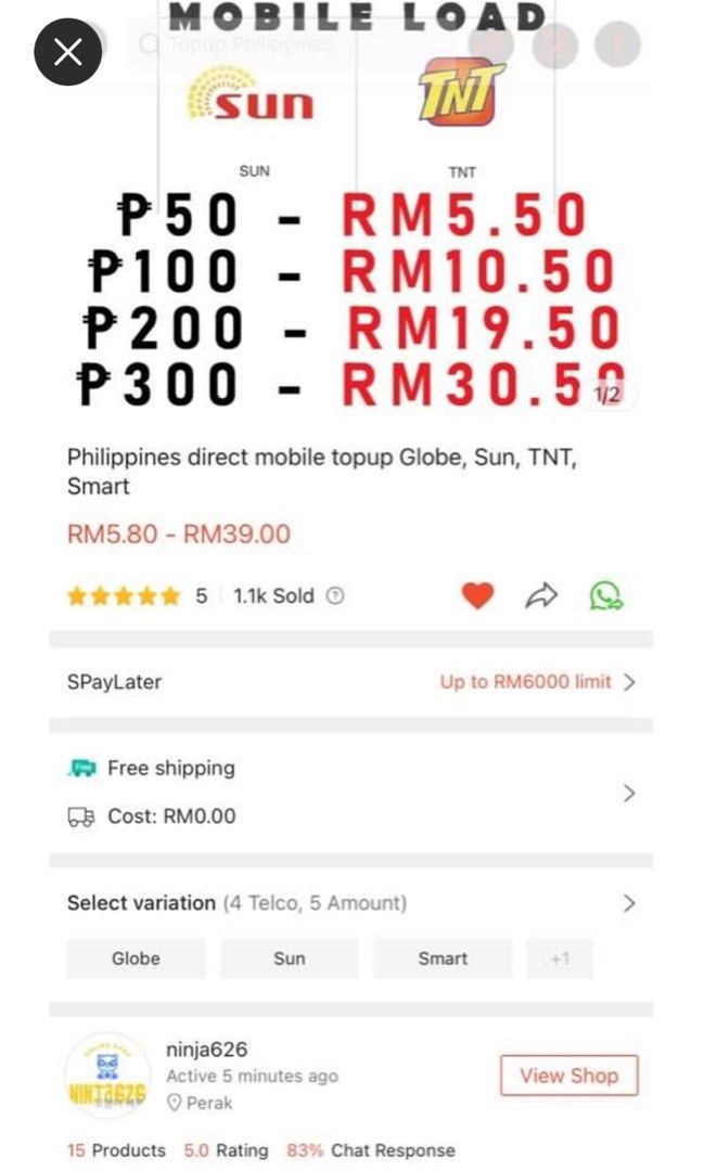 Philippines topup mobile smart globe tnt, Mobile Phones & Gadgets, Mobile & Gadget Accessories ...