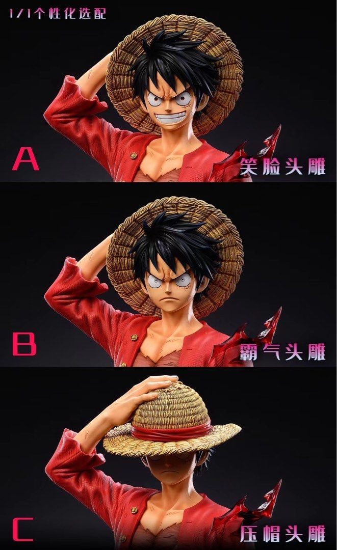 [PO] One Piece|1/1 Monkey D Luffy, Hobbies & Toys, Toys & Games on ...