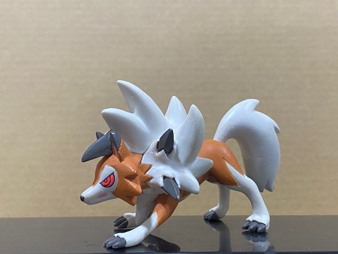 Pokemon Lycanroc Dusk Form T-ARTs Figure, Hobbies & Toys, Toys & Games ...