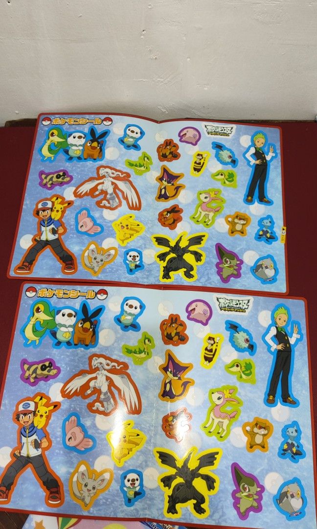 POKEMON STICKER SET #1, Hobbies & Toys, Toys & Games on Carousell