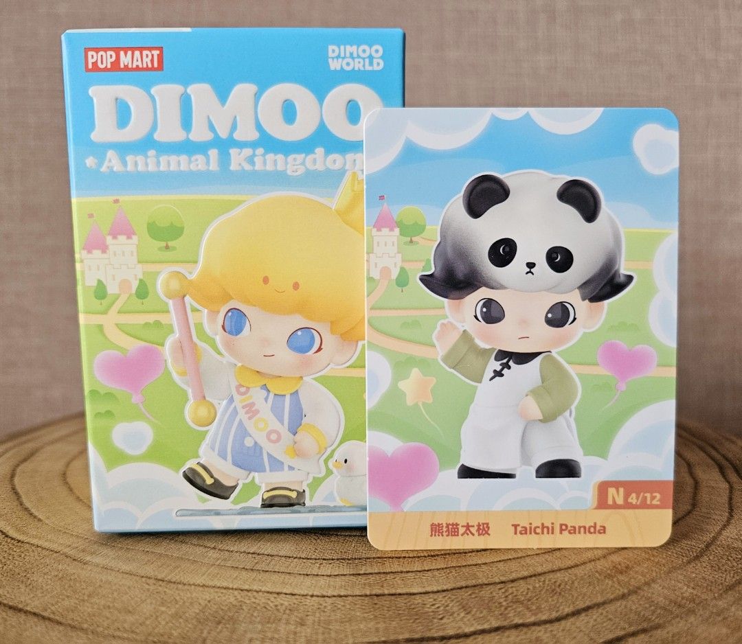 Pop Mart Dimoo Animal Kingdom - Taichi Panda, Hobbies & Toys, Toys ...