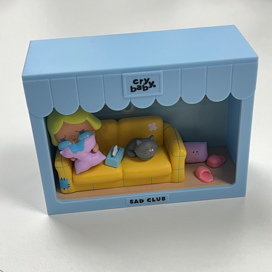 POPMART Sad Club Cry Baby, Hobbies & Toys, Toys & Games on Carousell
