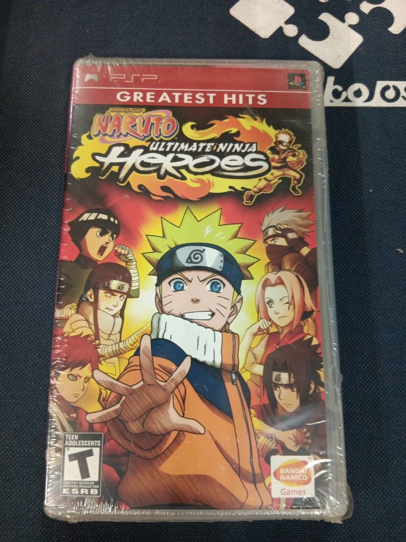PSP Naruto Ultimate Ninja Heroes (sealed), Video Gaming, Video Games ...