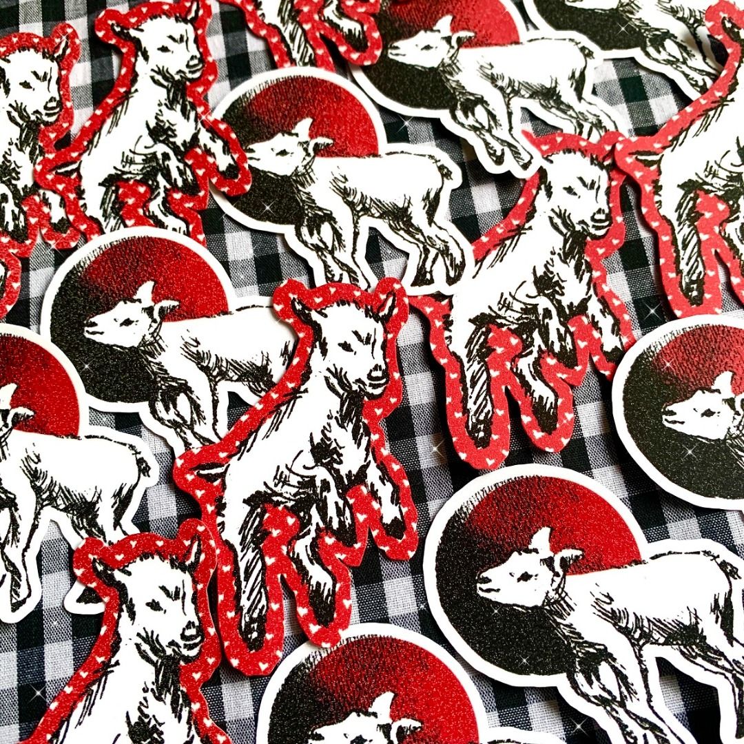 PURIMUCCHI | Purity of Heart Kambing Glitter Sticker, Hobbies & Toys ...