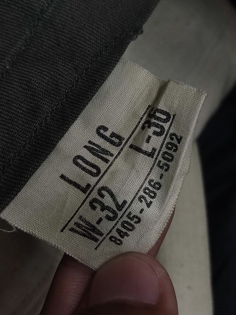 Rare NOS Dead Stock Vintage WWII US ARMY 1962 60s Trousers, Men's ...