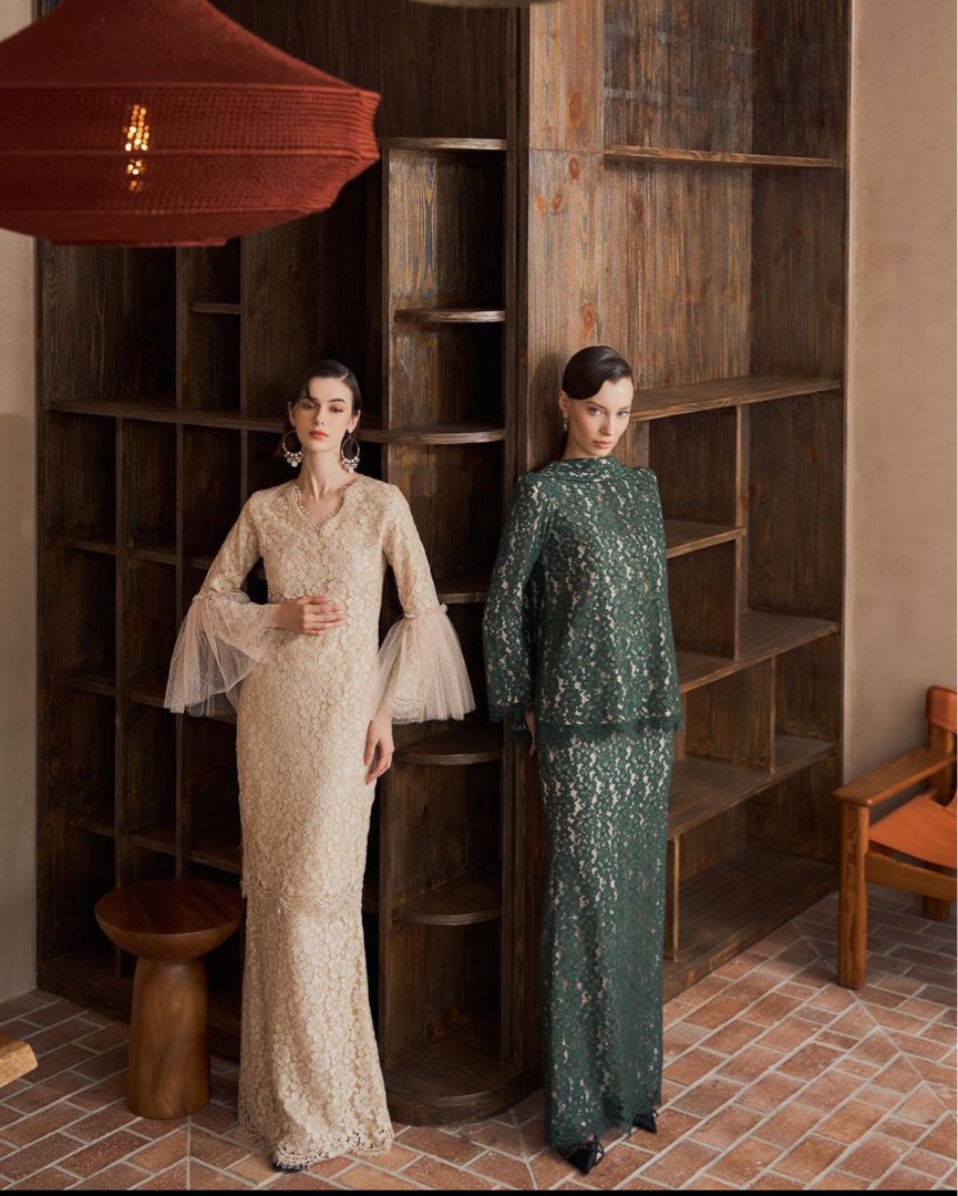 [RENT] Petra RTW - S | Saimah Lace Modern Kurung (Baju Dinner/ Baju ...