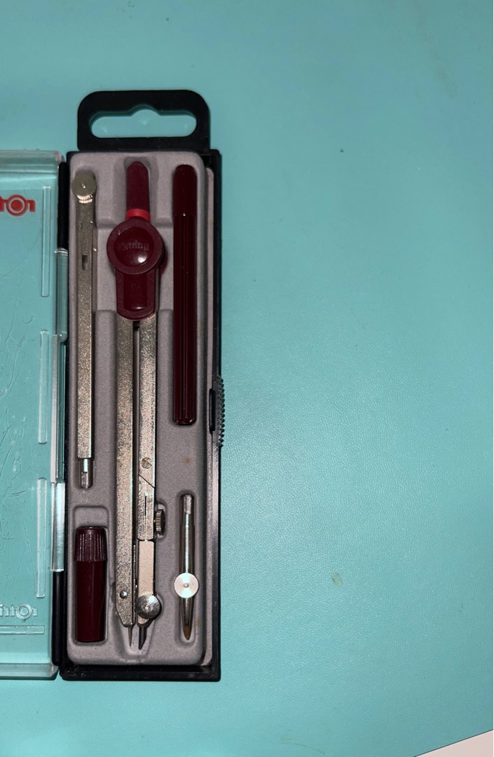 ROTRING Compass Set (NATIONAL BOOK STORE), Hobbies & Toys, Stationary ...