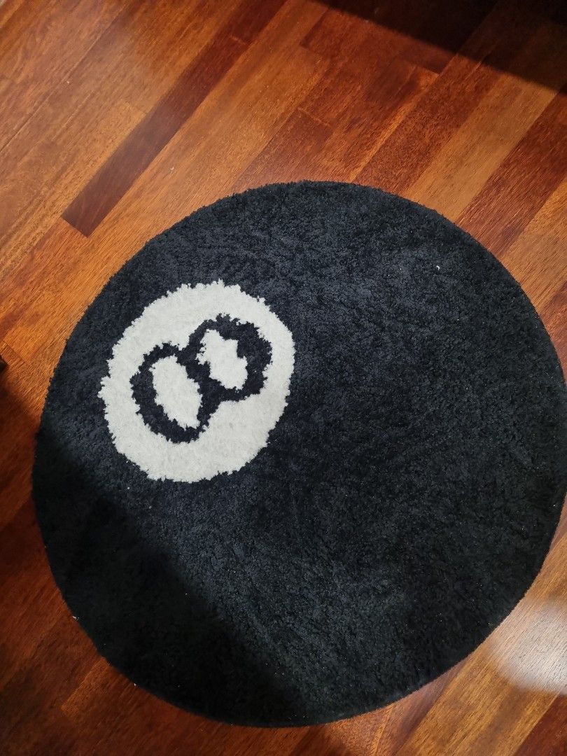 Stussy Inspired 8 Ball Rug, Furniture & Home Living, Home Decor ...