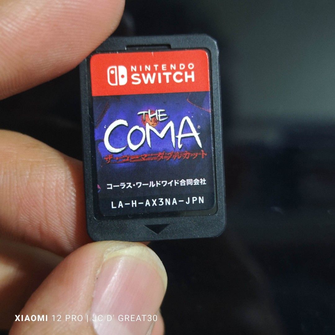 The Coma ( 2 game in one game card) switch game, Video Gaming, Video ...