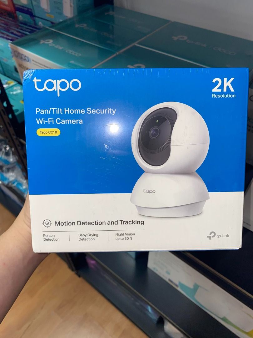 TP-Link Tapo C210 2K 3MP Pan/Tilt AI Home Security Wi-Fi Camera ...