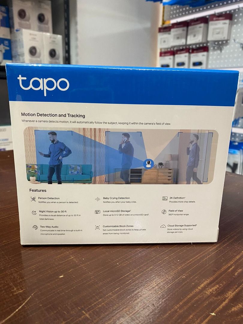 TP-Link Tapo C210 2K 3MP Pan/Tilt AI Home Security Wi-Fi Camera ...