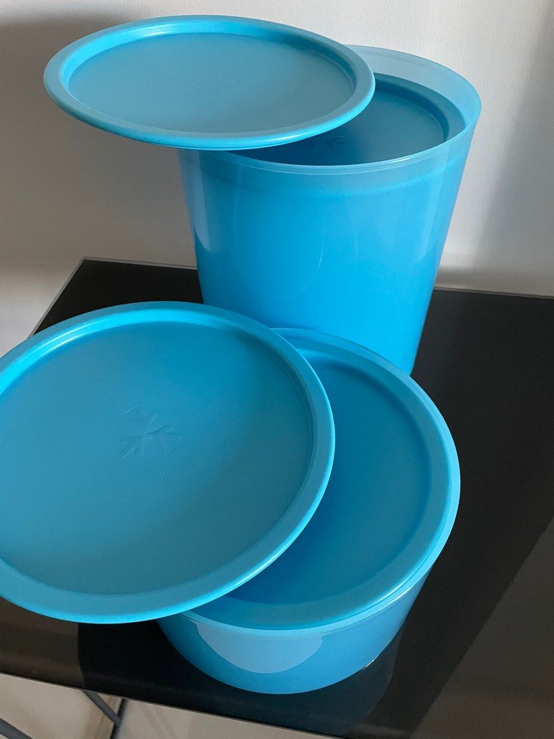 Tupperware One Touch Canisters, Furniture & Home Living, Kitchenware ...