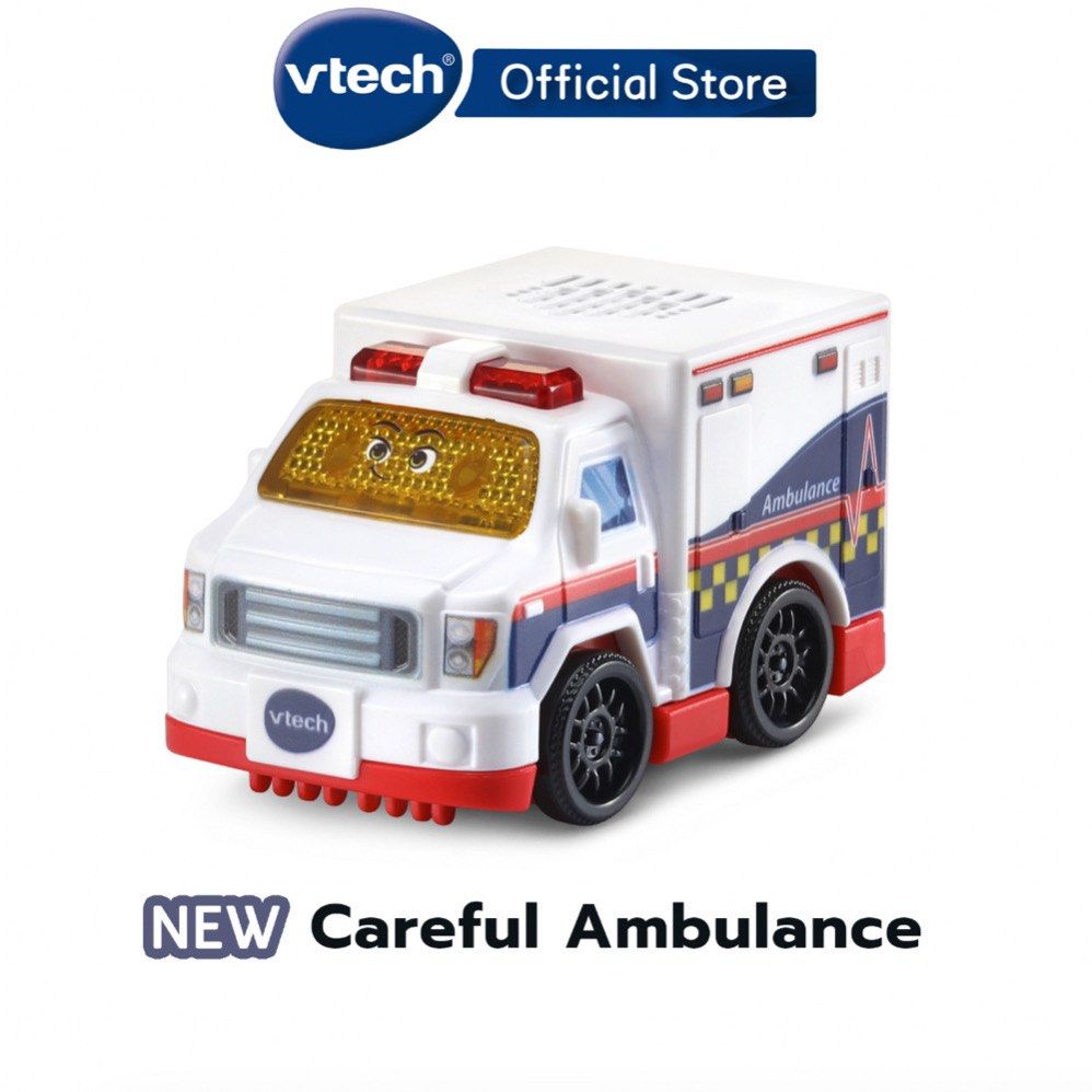 Little People Toys VTech Go! Go! Smart Wheels Careful Ambulance Toy ...