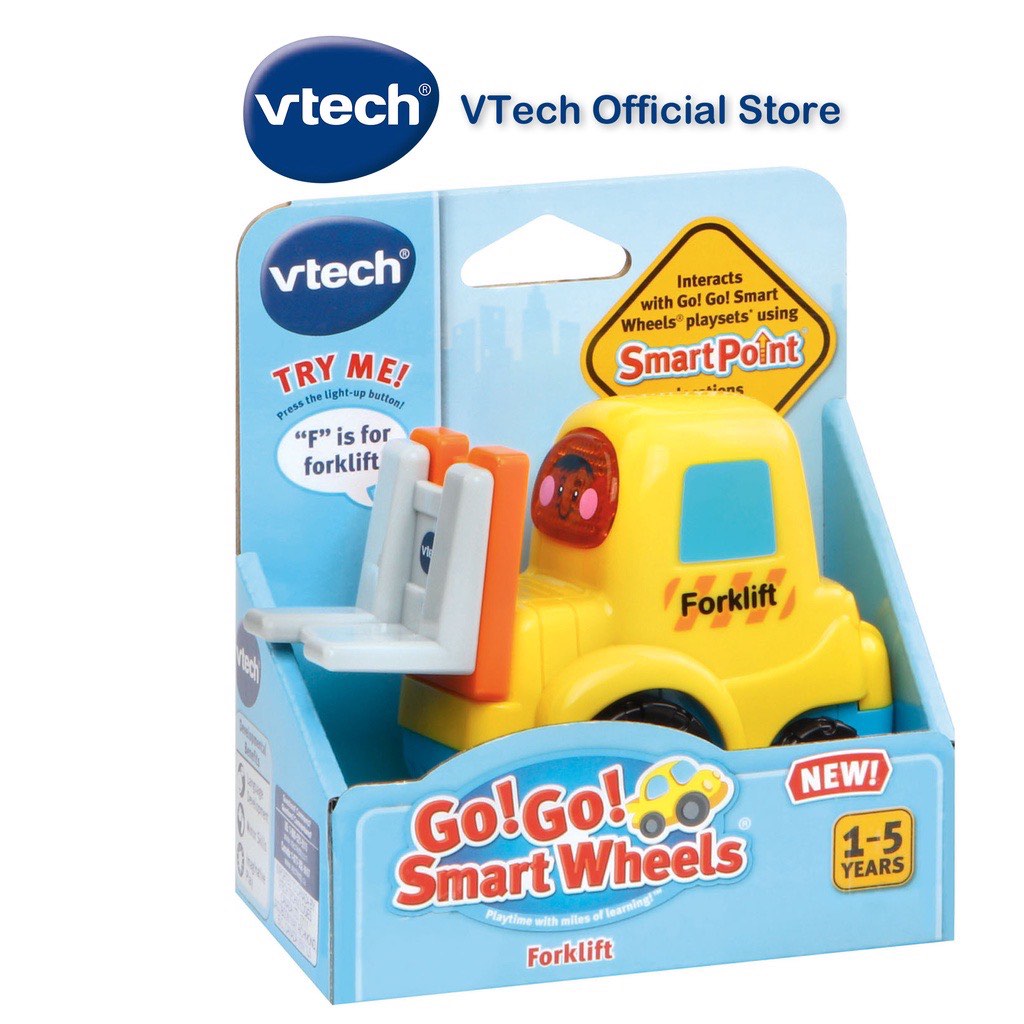 Kids gift VTech Forklift Go Go Smart Wheel Vehicle Toys Construction ...