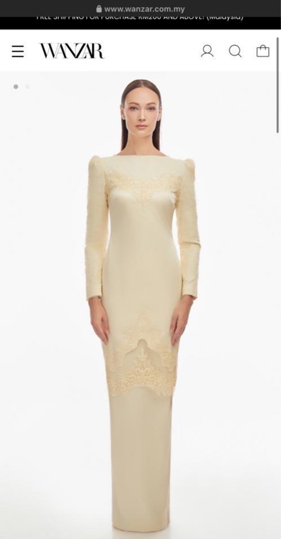 For Rent: Wanzar Baju Kurung , Women's Fashion, Dresses & Sets ...