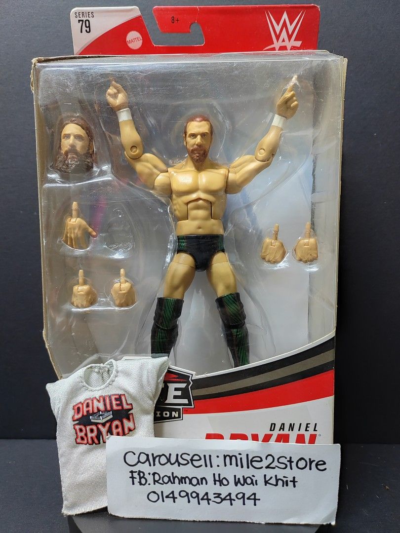 WWE Elite 79 - Daniel Bryan, Hobbies & Toys, Toys & Games on Carousell