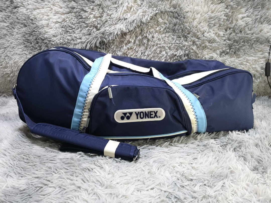 Yonex Blue Zipper Duffle Bag, Women's Fashion, Bags & Wallets, Beach ...