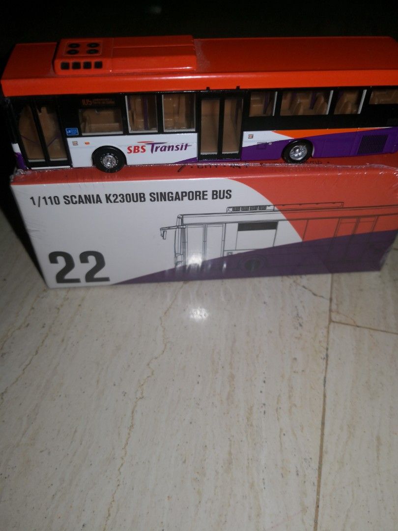 1/110 Scania K230UB Singapore SBS Transit 105, Hobbies & Toys, Toys & Games on Carousell