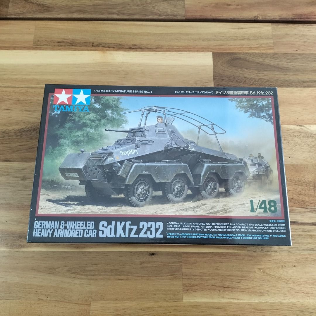 1/48 German 8-Wheeled Heavy Armored Car Sd.Kfz.232 (32574), Hobbies ...