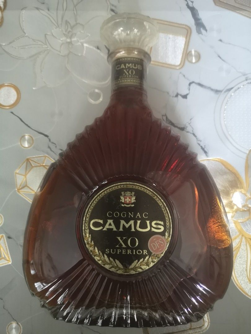1 litre cognac camus XO superior, Food & Drinks, Alcoholic Beverages on Carousell