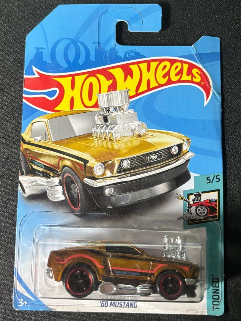 2017 STH Hot Wheels Super Treasure Hunt Tooned ‘68 Mustang, Hobbies ...