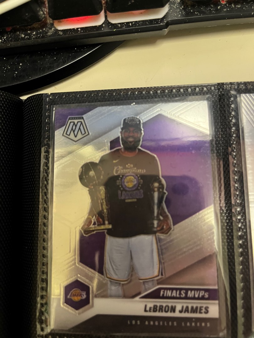 2020-21 Panini Mosaic Finals MVP LeBron James Base Card #297 LA Lakers ...