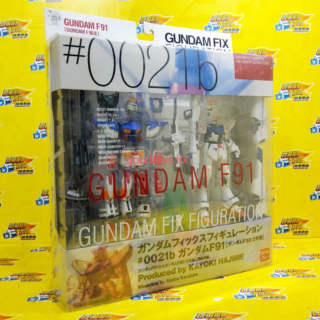 全新未開封 BANDAI GUNDAM FIX 0021B GUNDAM F91 [GUNDAM F90 II] 高達 F91 原色 可換裝 ...