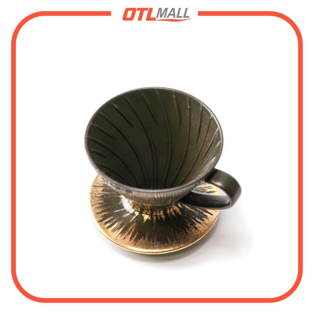 (現貨) HARIO｜V60 01 流蘇金釉濾杯 VDCK-01-RSG (聯乘陶作坊Aurli奧利特別款), 傢俬＆家居, 廚具和餐具 ...