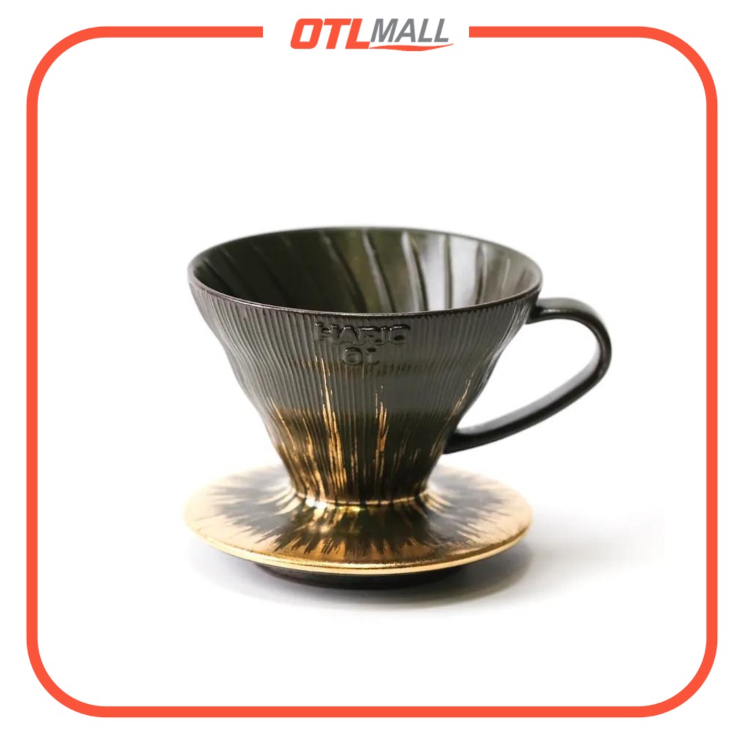 (現貨) HARIO｜V60 01 流蘇金釉濾杯 VDCK-01-RSG (聯乘陶作坊Aurli奧利特別款), 傢俬＆家居, 廚具和餐具 ...