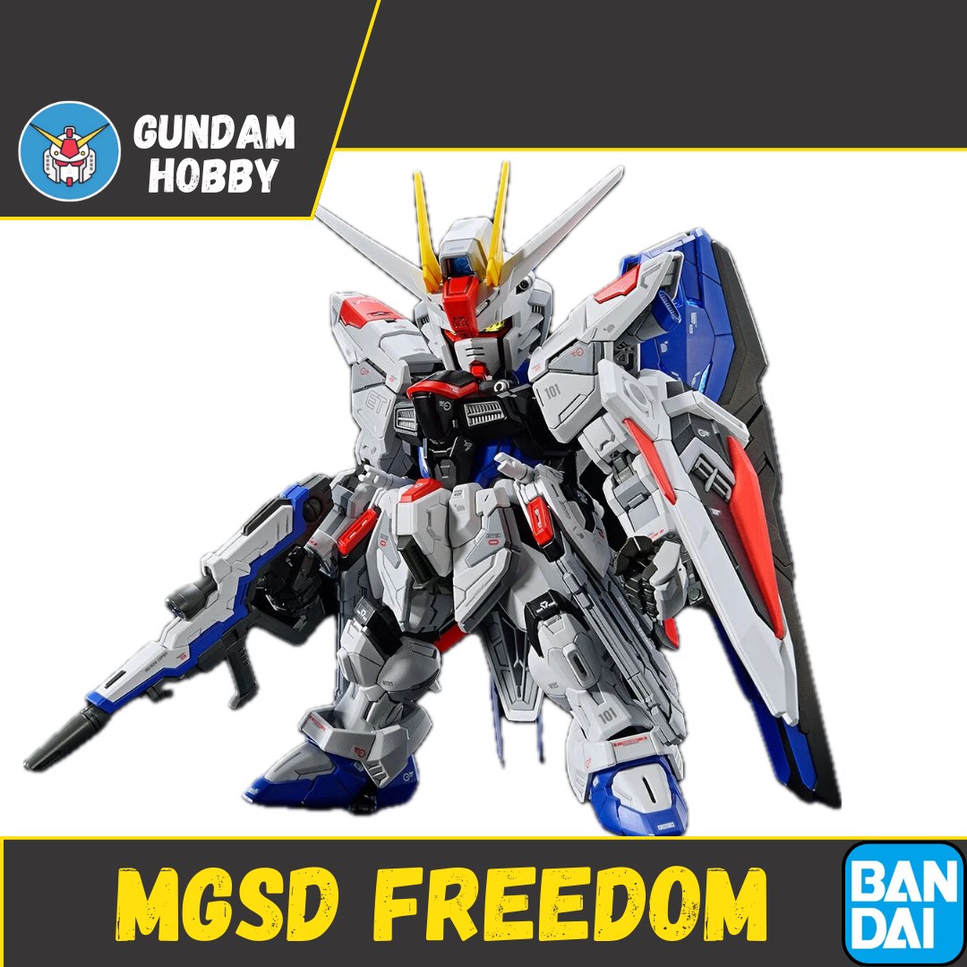 MGSD Gundam Freedom - ZGMF X10A Z.A.F.T. Mobile Suit MGSD Master Grade SD - Bandai Gunpla ...