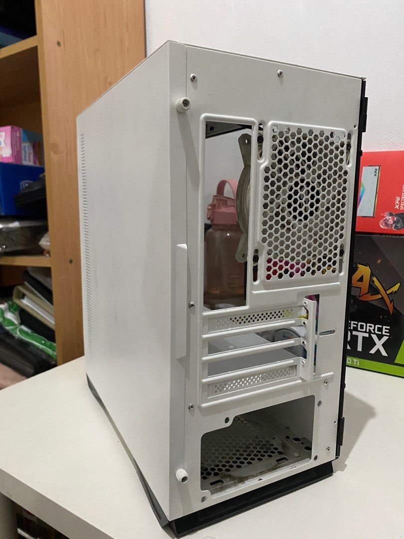 Aigo Darkflash DLM22 White with 3 rgb fans PC Case, Computers & Tech ...