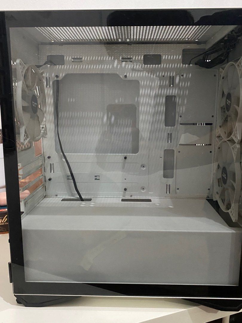 Aigo Darkflash DLM22 White with 3 rgb fans PC Case, Computers & Tech ...