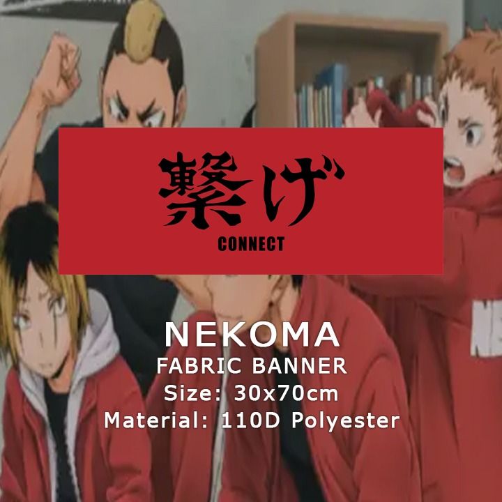 Anime Haikyuu! Karasuno Fabric Cloth Team Banner Flag, Hobbies & Toys ...