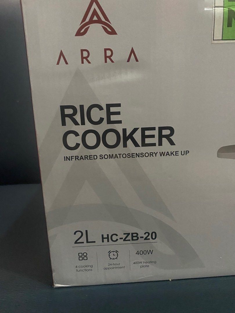 ARRA Rice Cooker Infrared Somatosensory Wake up, Kitchen & Appliances ...